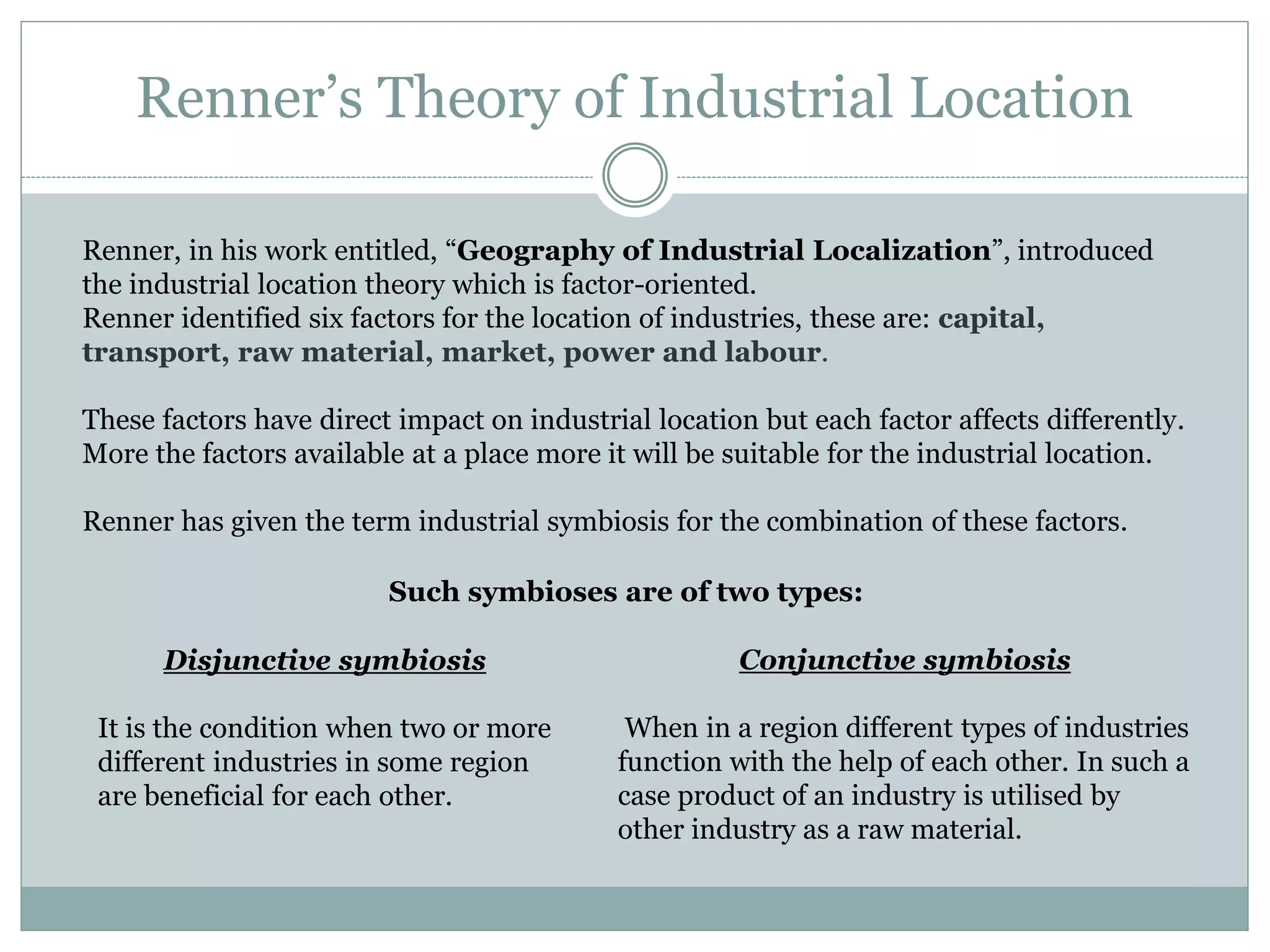 Latest in location theory | PPTX