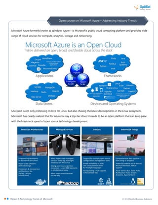 Latest technology trends Microsoft | PDF