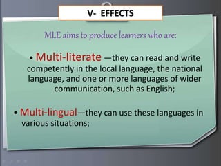 MOTHER TONGUE by Group 11 BSEd SSt. | PPTX