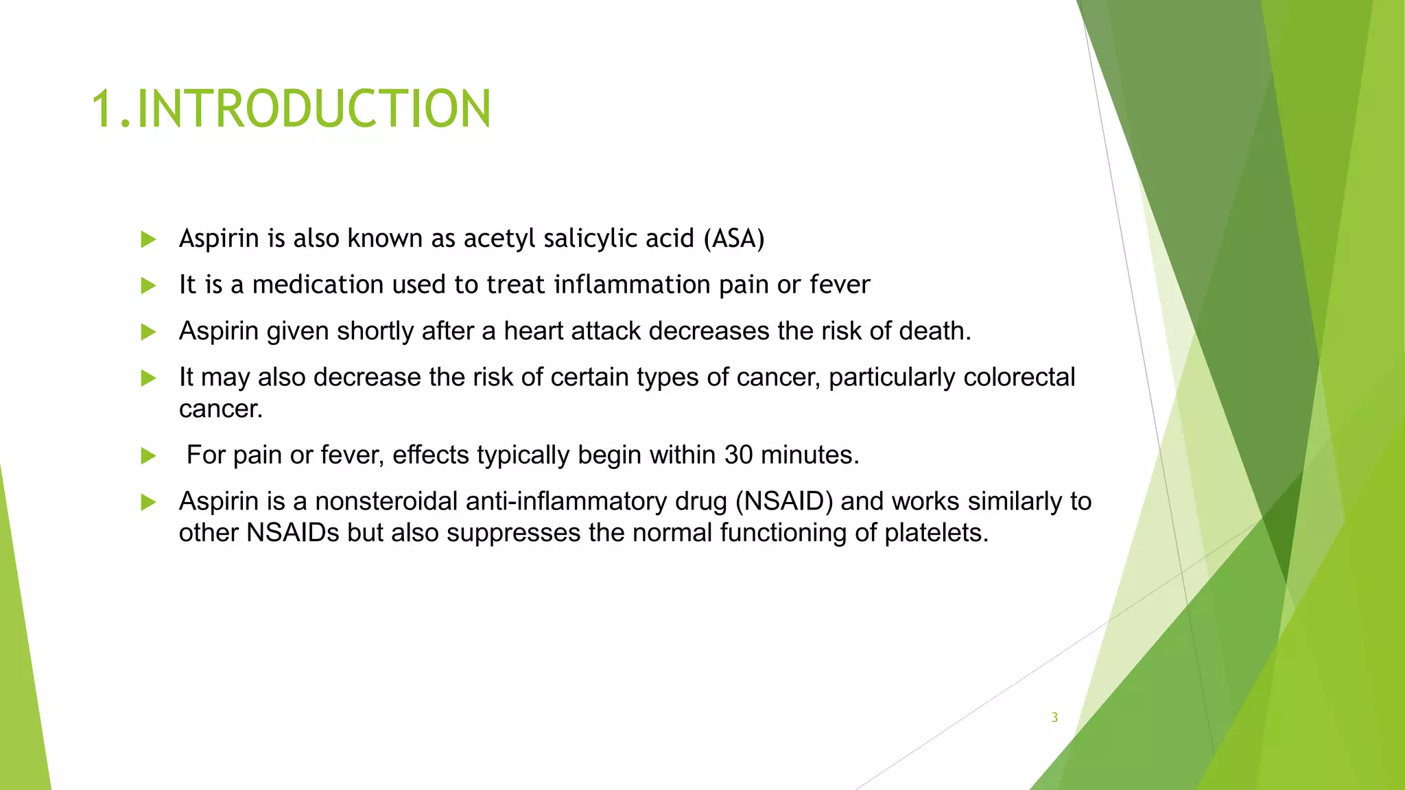 Analysis of aspirin with IR | PPTX