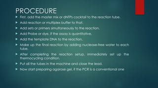 Latest Advancements in PCR (Polymerase Chain Reaction) | PPTX