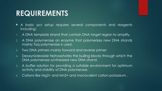 Latest Advancements in PCR (Polymerase Chain Reaction) | PPTX