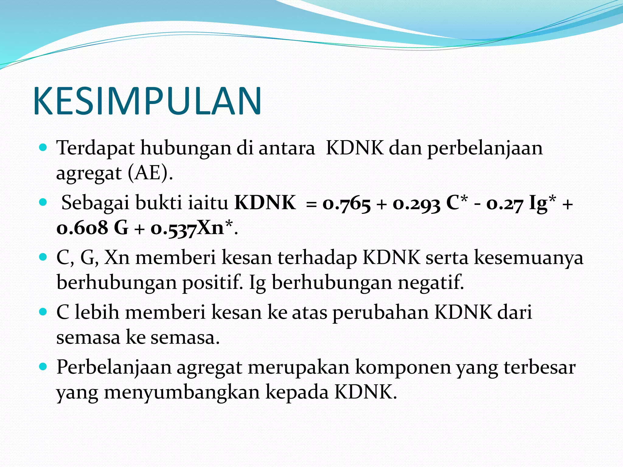 Analisis keseimbangan menilai komponen perbelanjaan agregat Makro | PPTX