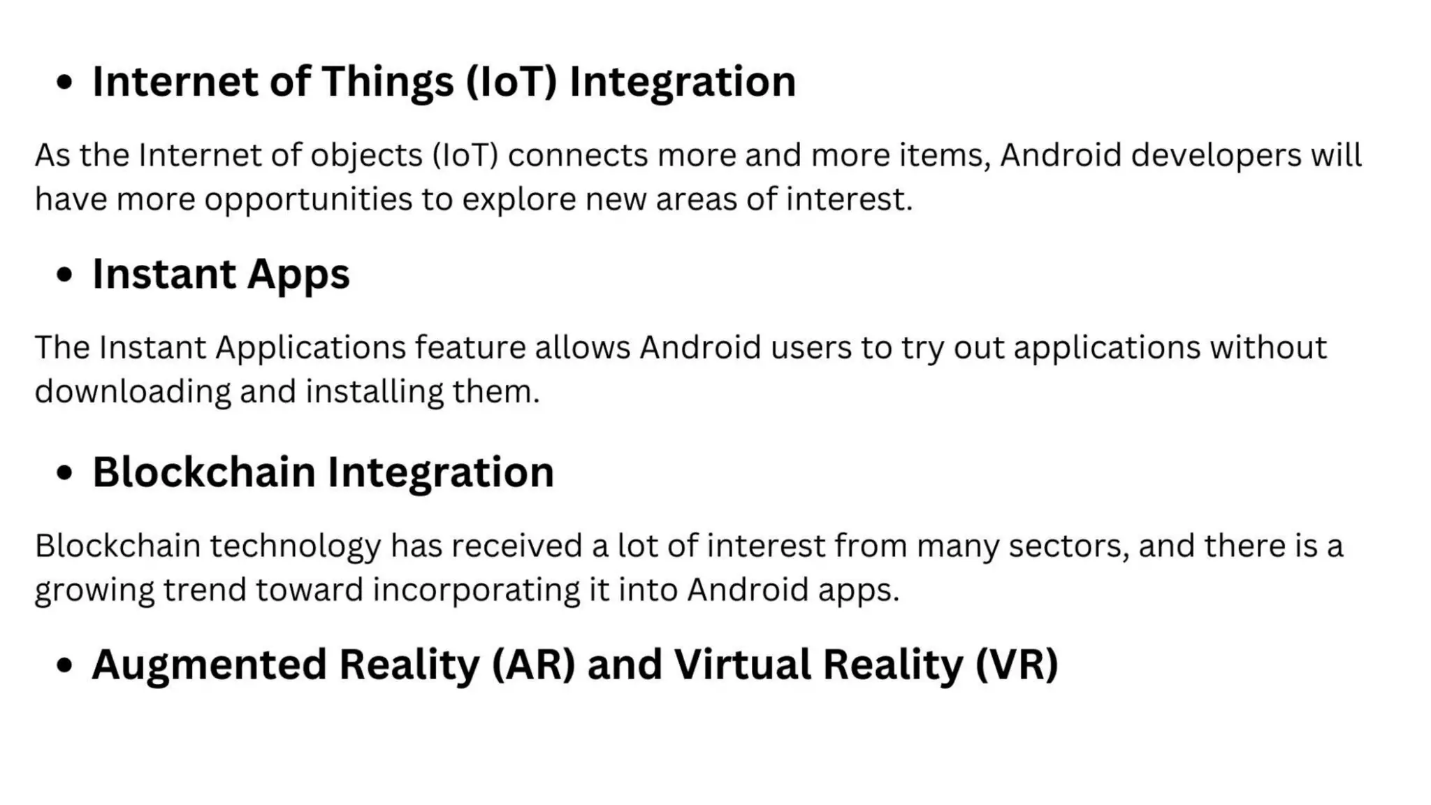 Top Android Application Development Trends In 2023 Ppt