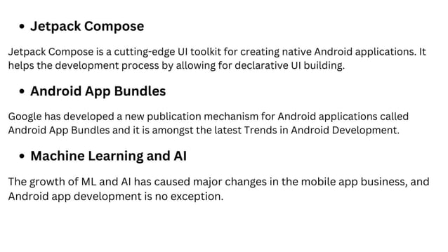 Top Android Application Development Trends In 2023 Ppt