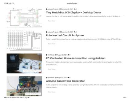 Latest Arduino Projects PDF list downloadable free.pdf