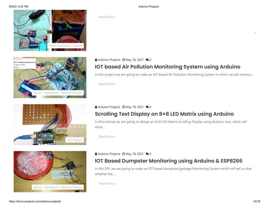 Latest Arduino Projects PDF list downloadable free.pdf