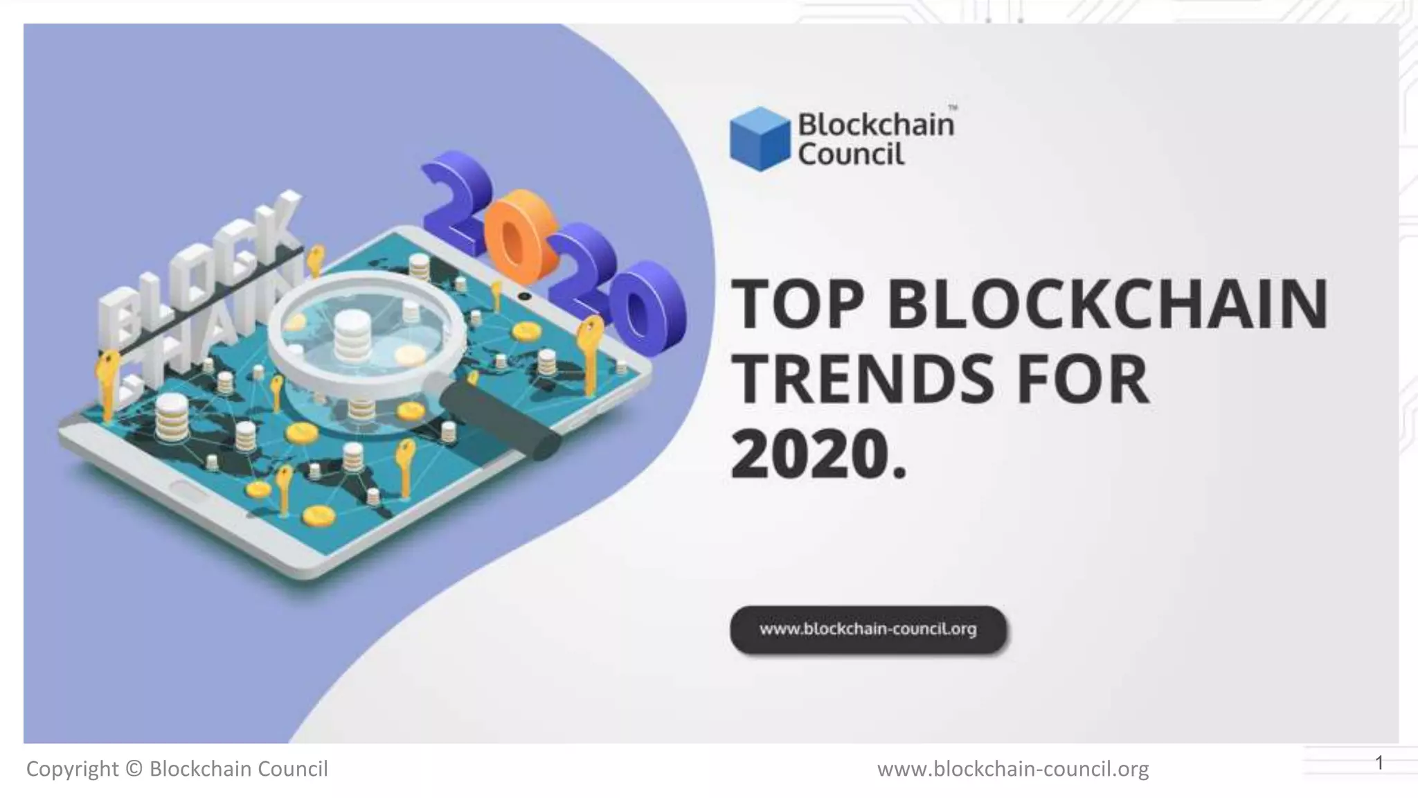 Latest blockchain trends you should know in 2020 | PPT