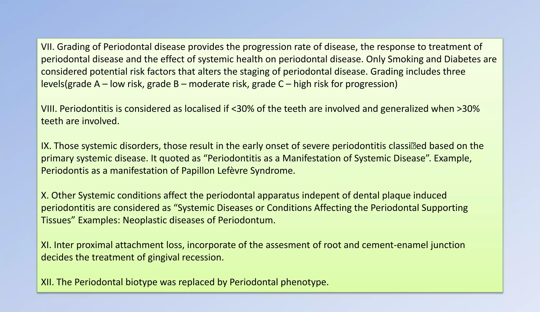 Latest Classification of Periodontal disease..pptx