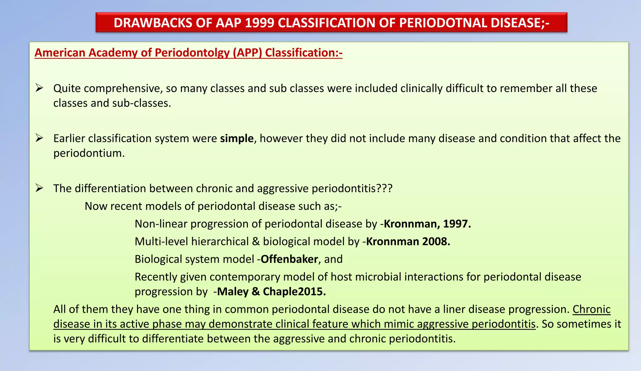 Latest Classification of Periodontal disease..pptx