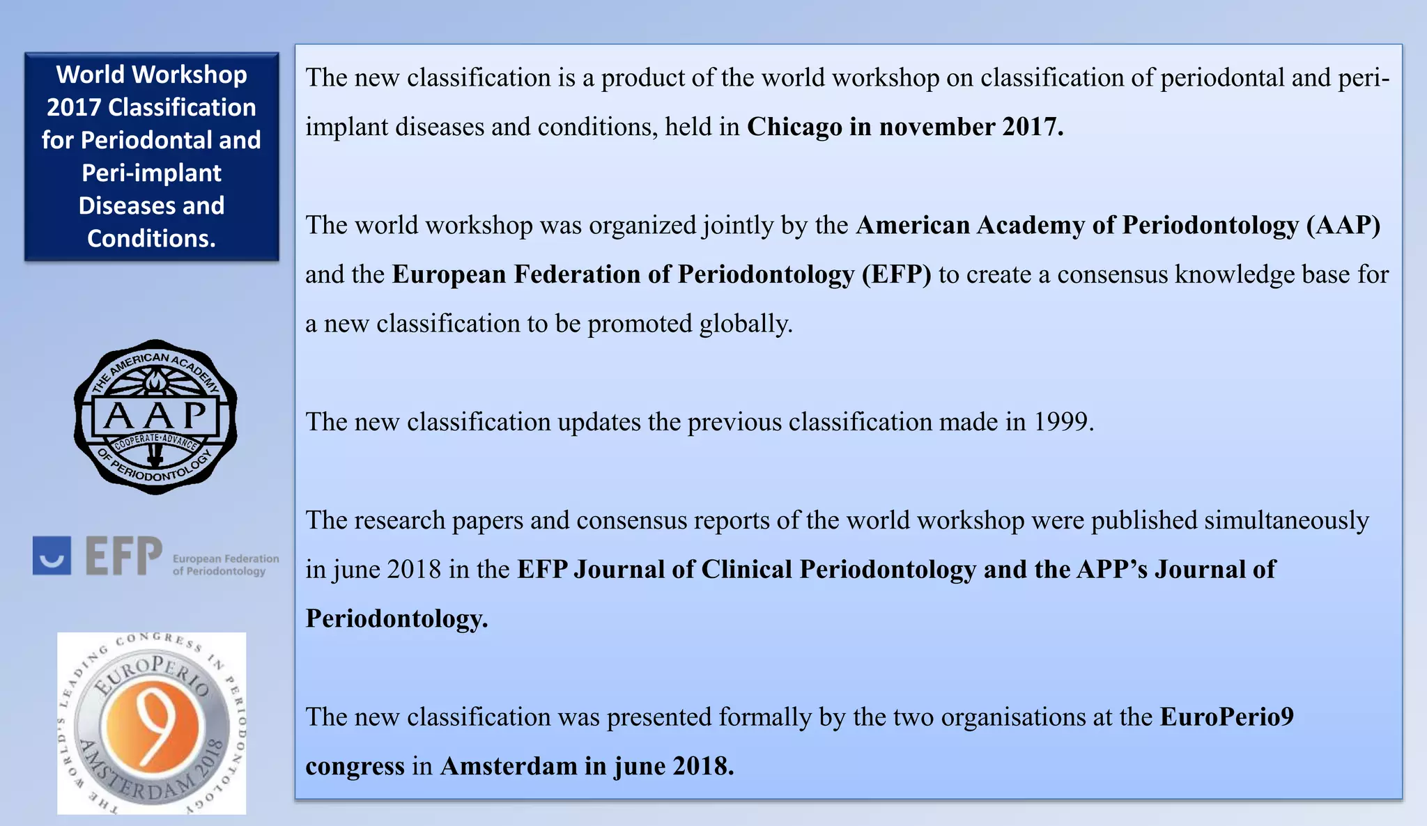 Latest Classification of Periodontal disease..pptx