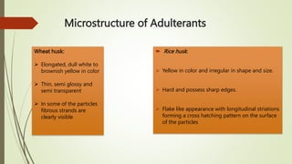 Latest Concept in Feed Microscopy/ adulteration, contamination of ...