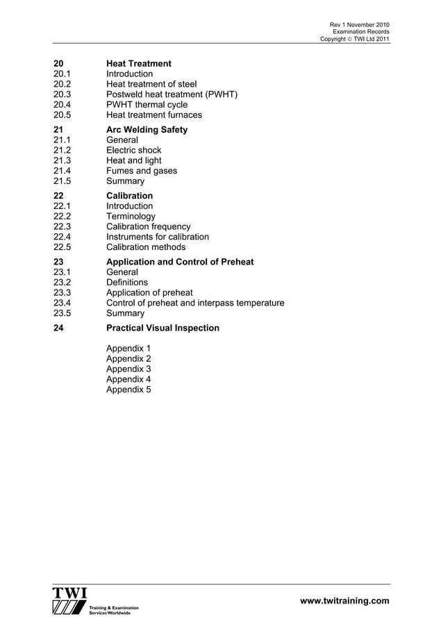 Latest cswip 3.1 book | PDF | Chemistry | Science