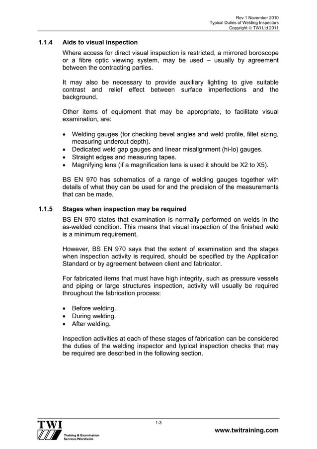 Latest cswip 3.1 book | PDF | Chemistry | Science