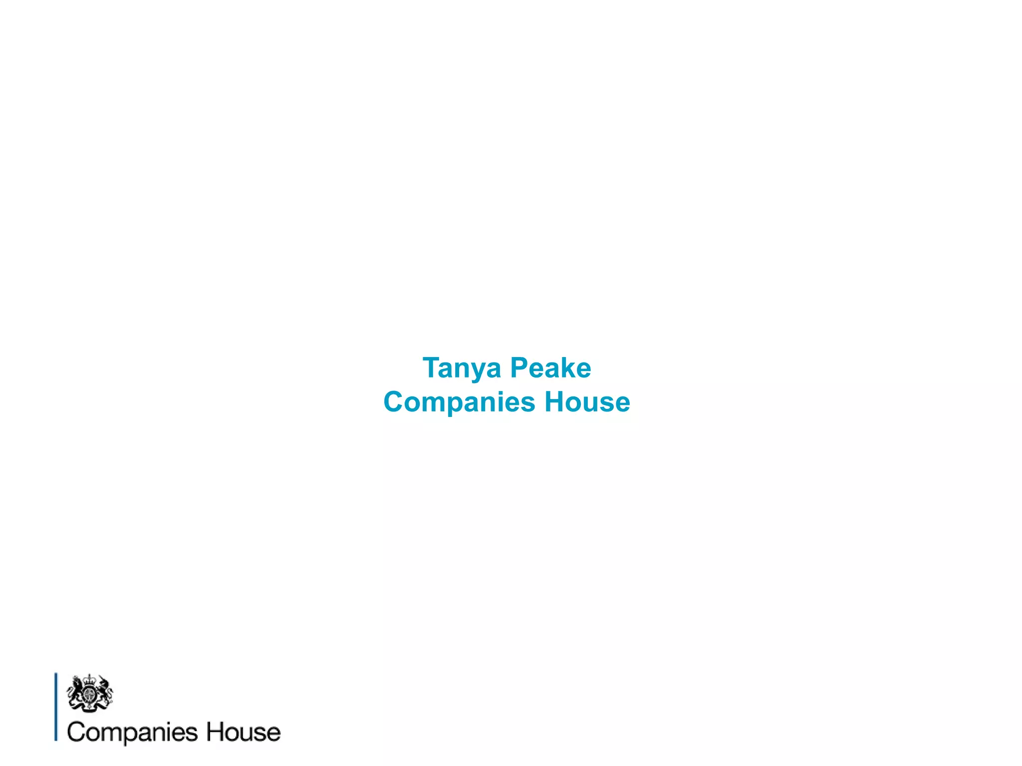 Companies House Presentation July 2014 | PPT