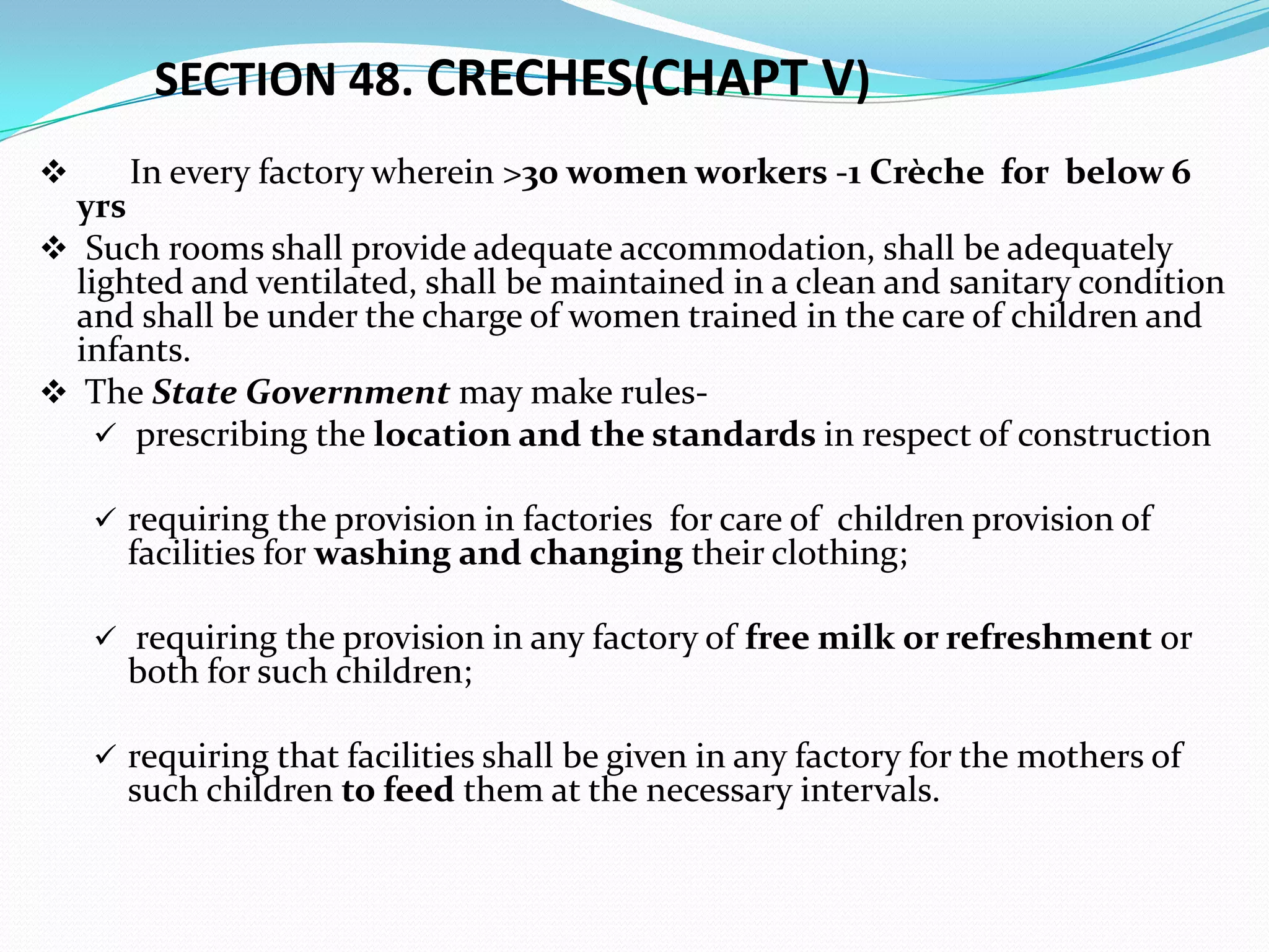 factories act 1948 | PPTX