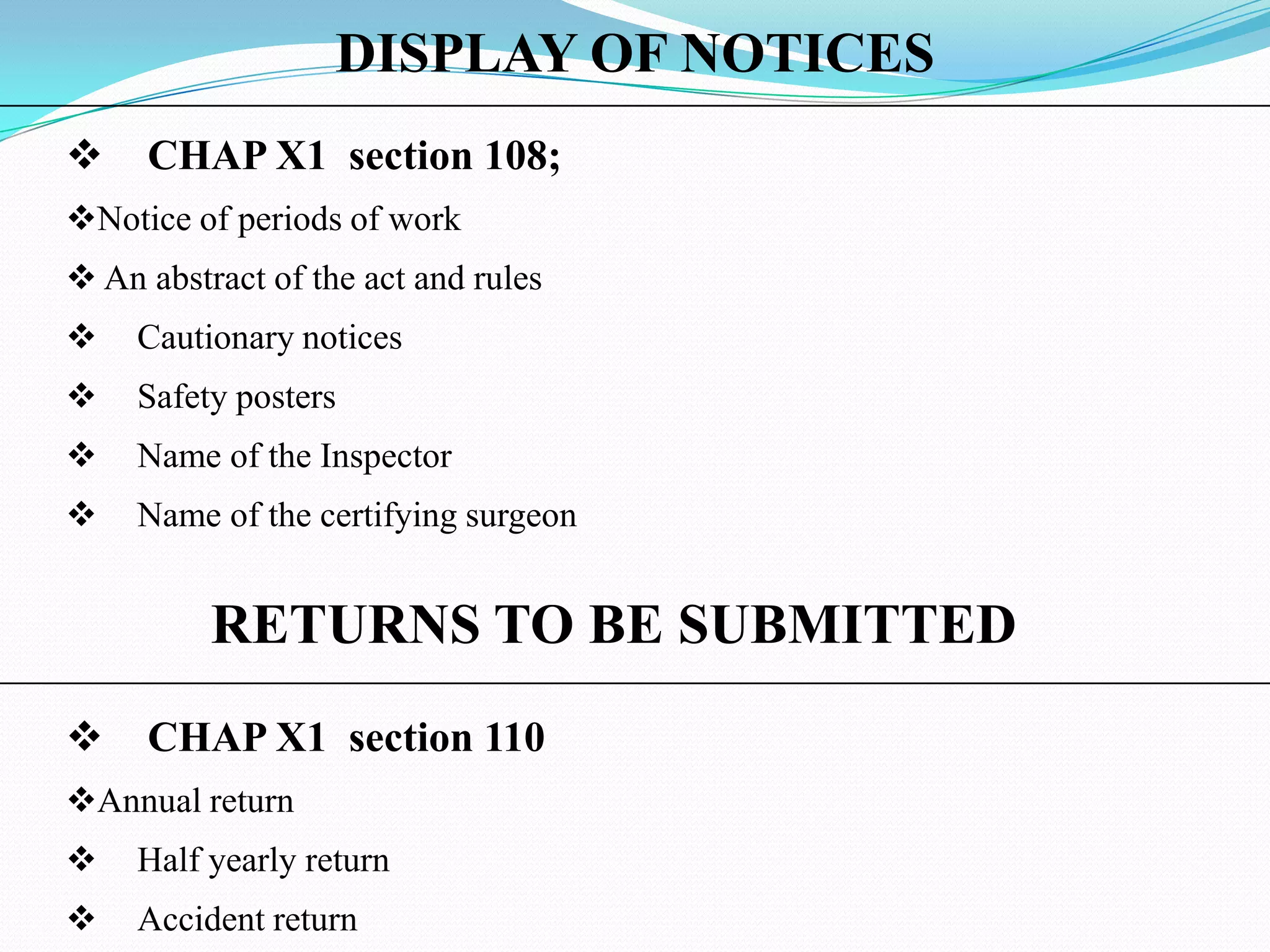factories act 1948 | PPTX