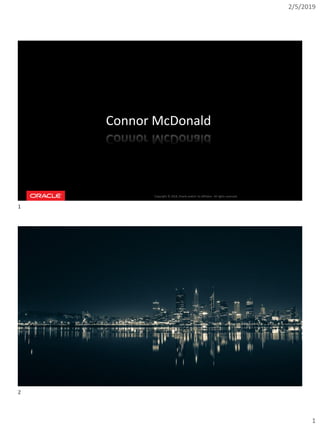 ITOUG 2019 - 18c, 19c features | PDF