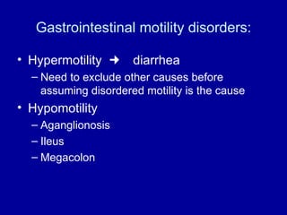 Gut motility lecture | PPT
