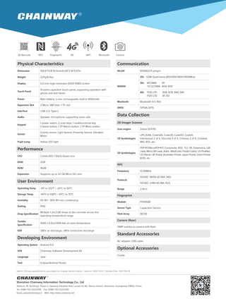 Chainway H100 Healthcare PDA | PDF