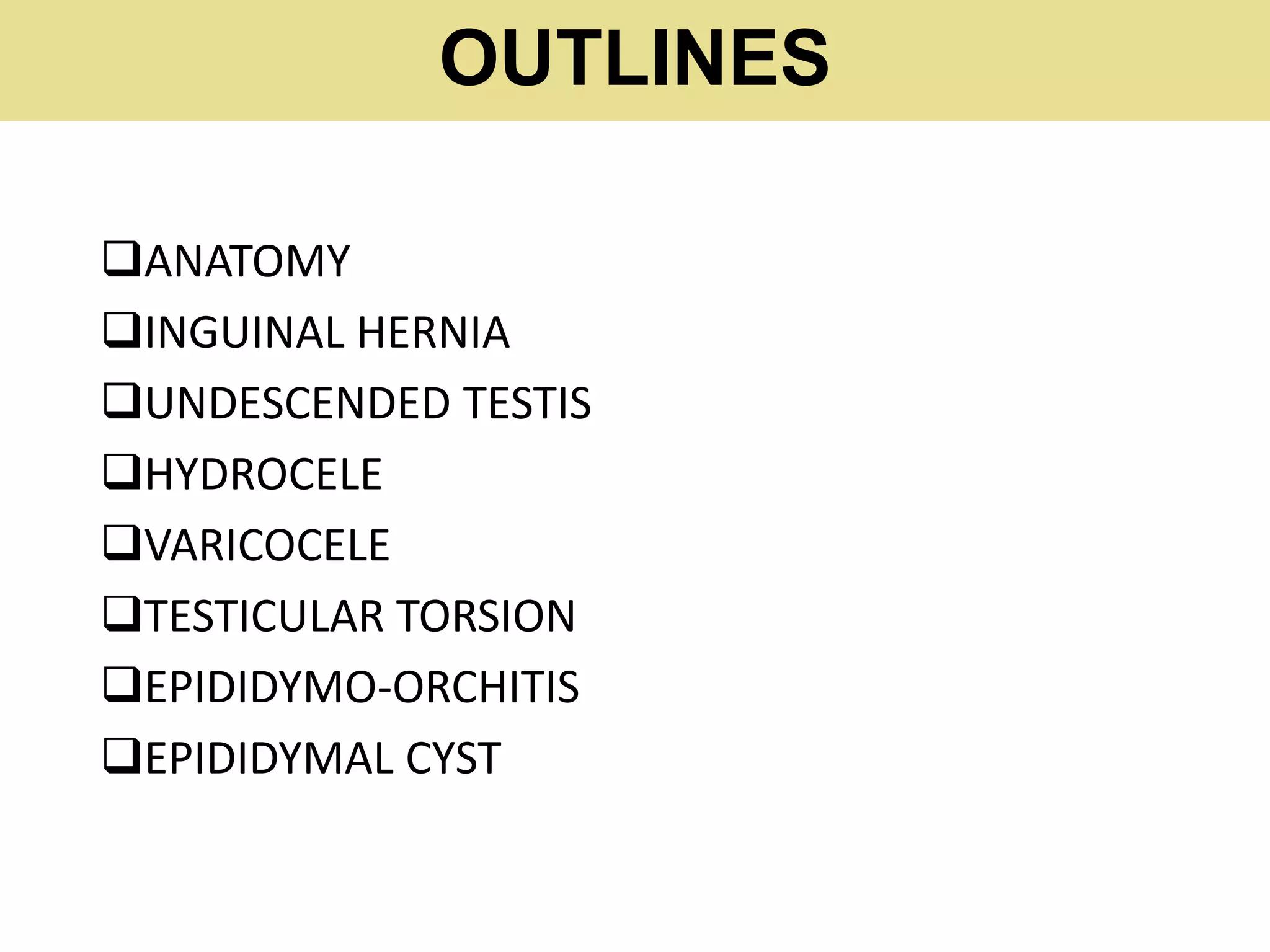 Inguinalscrotal Disease | PPTX