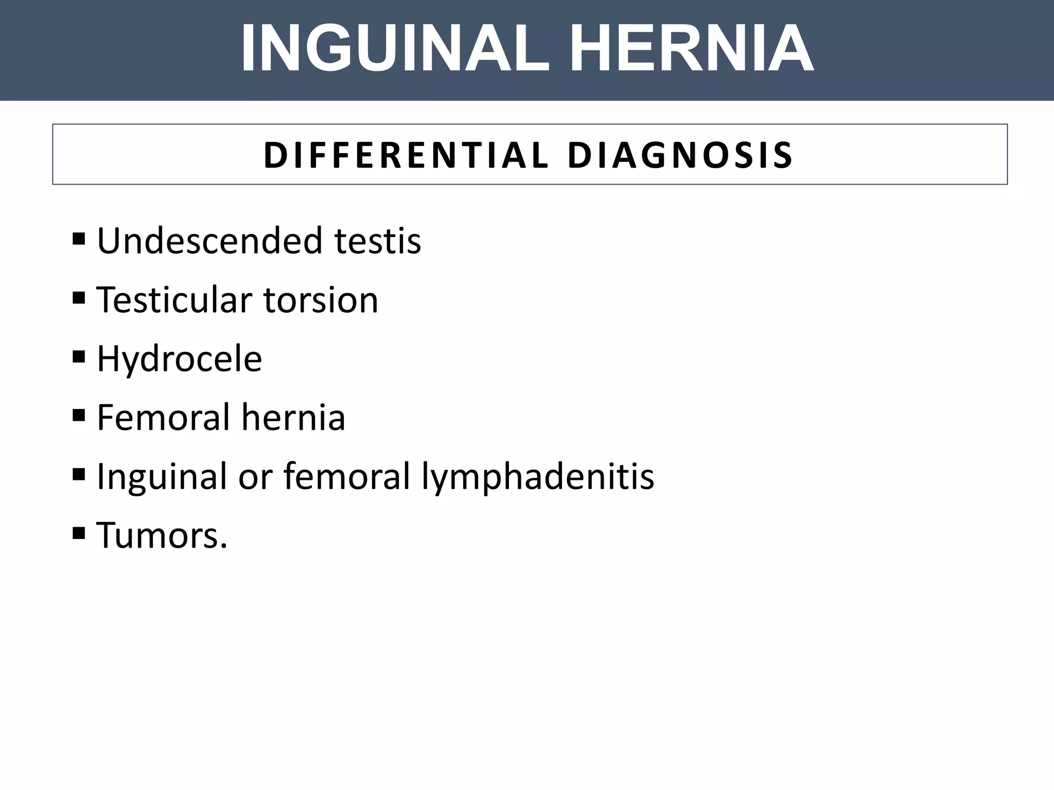 Inguinalscrotal Disease | PPTX