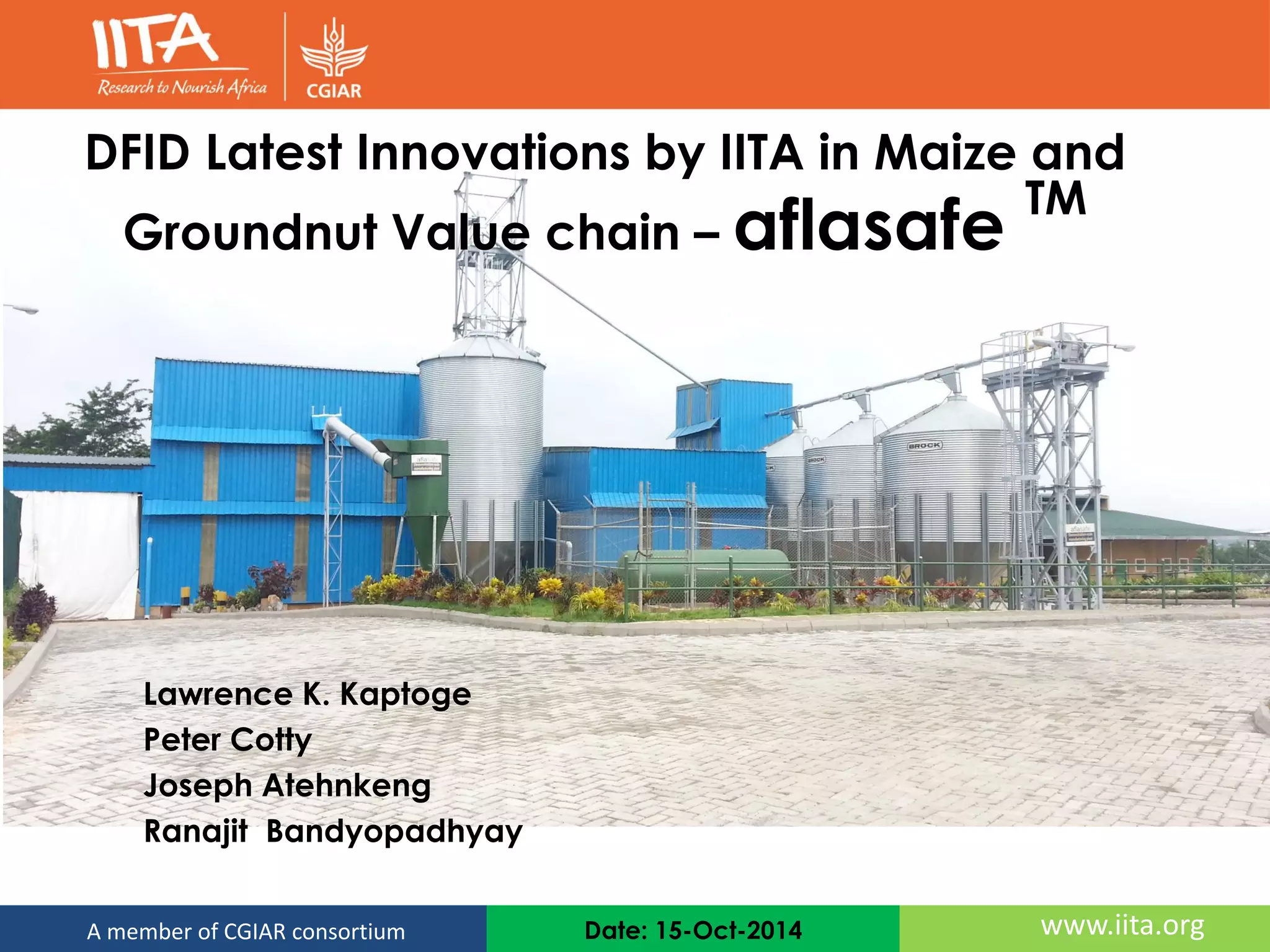 Latest Innovations by IITA in Maize and Groundnut Value chain | PDF