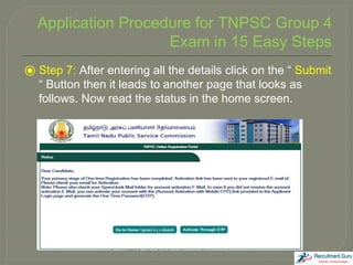 TNPSC Recruitment Latest Updates and TNPSC Group IV Application Steps ...
