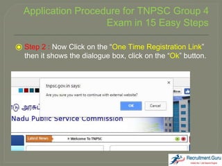 TNPSC Recruitment Latest Updates and TNPSC Group IV Application Steps ...