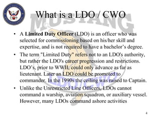 LDO CWO applicantbrief | PPT