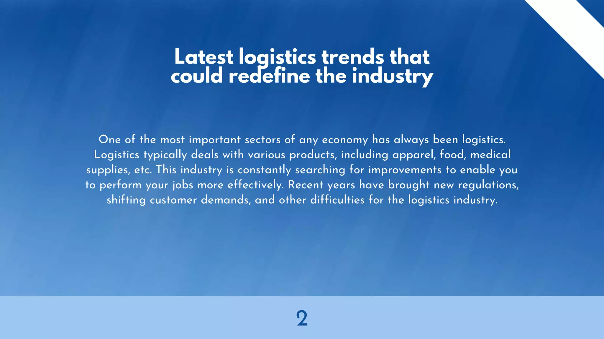 Latest logistics trends that could redefine the industry.pptx