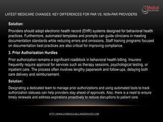 Latest Medicare Changes- Key Differences for PAR vs. Non-PAR Providers.pptx