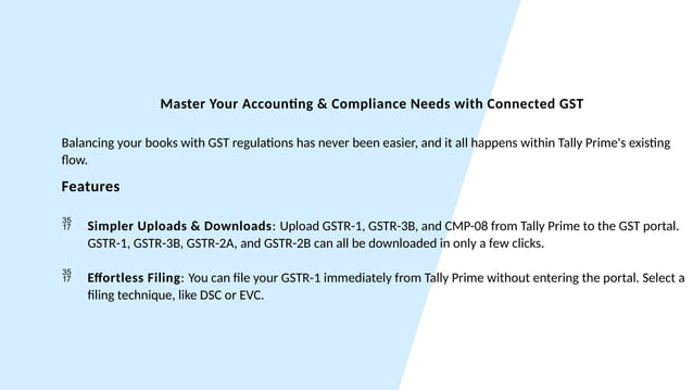 Latest New Features of Tally Prime 5.0.. | PPTX | Technology & Computing