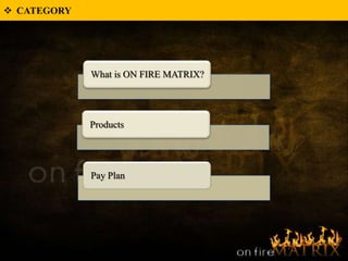 On Fire Matrix Presentation | PPT