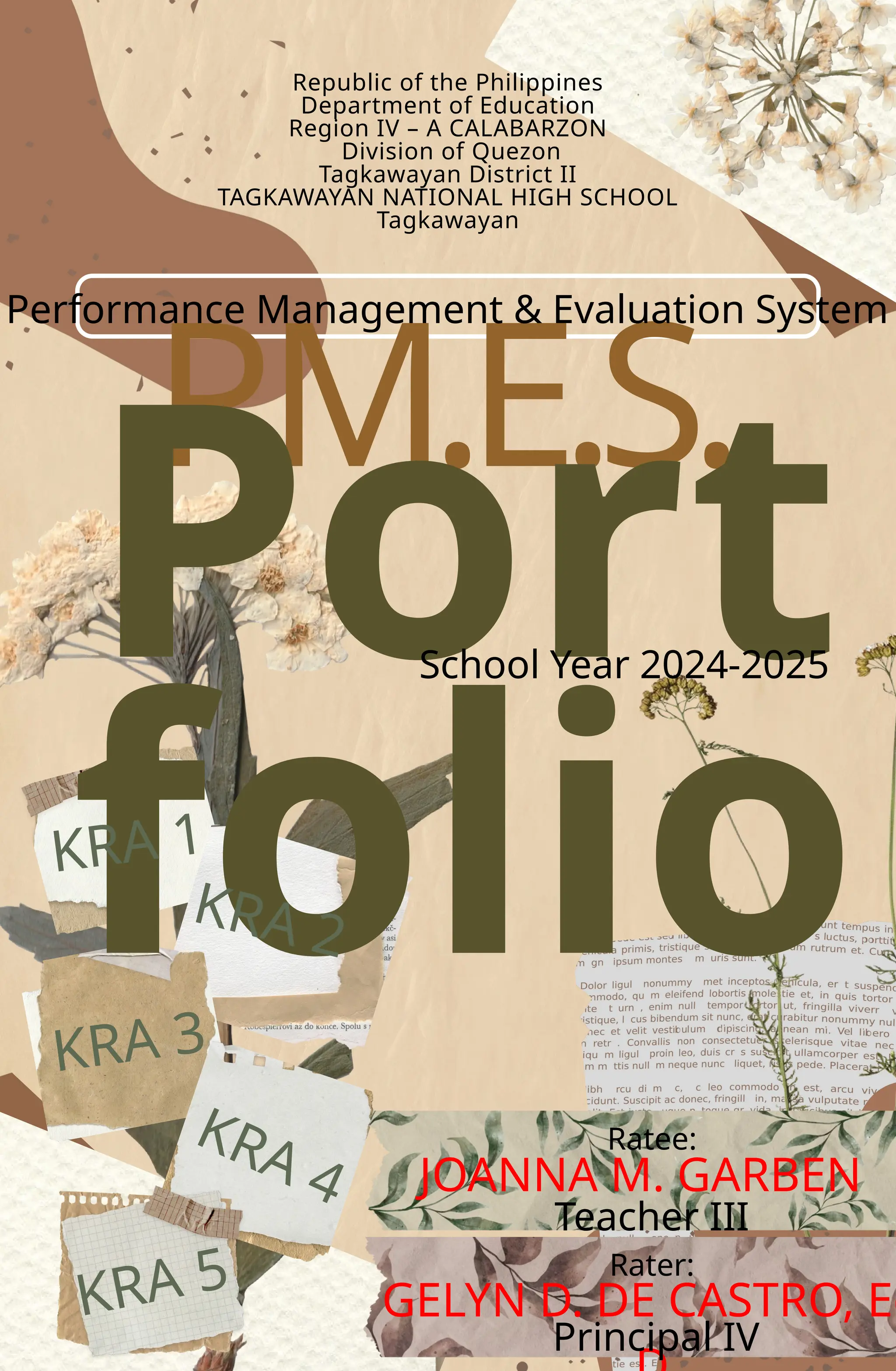 Latest Portfolio PMES 2025-2026 Template.pptx