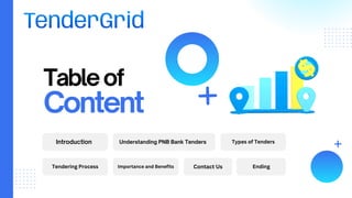 Latest PNB Bank Tenders at Tender Grid | PPT