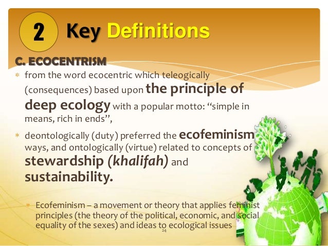 Intelligibility of science with ecocentrism and khalifah