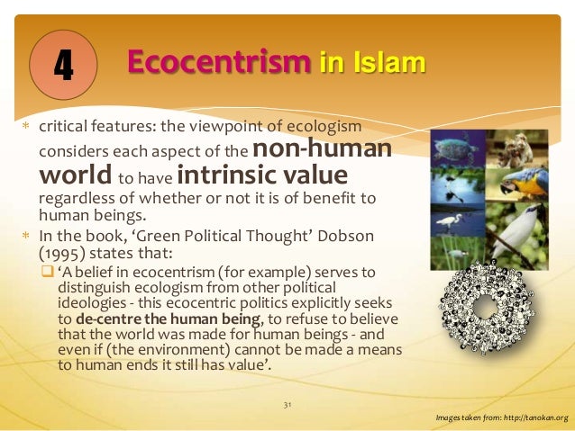 Intelligibility of science with ecocentrism and khalifah