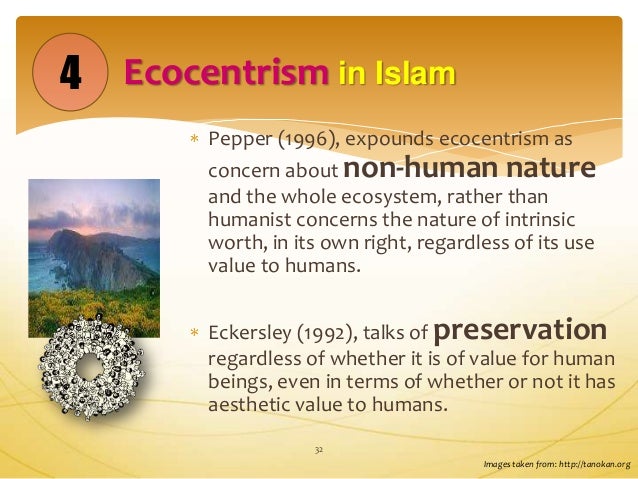 Intelligibility of science with ecocentrism and khalifah