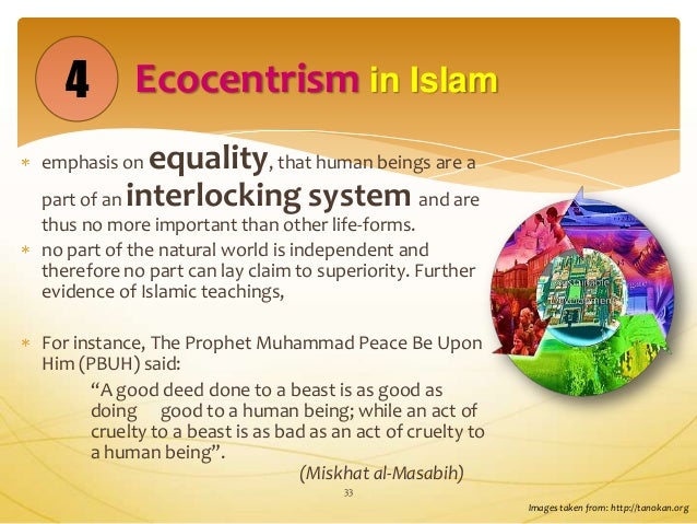Intelligibility of science with ecocentrism and khalifah