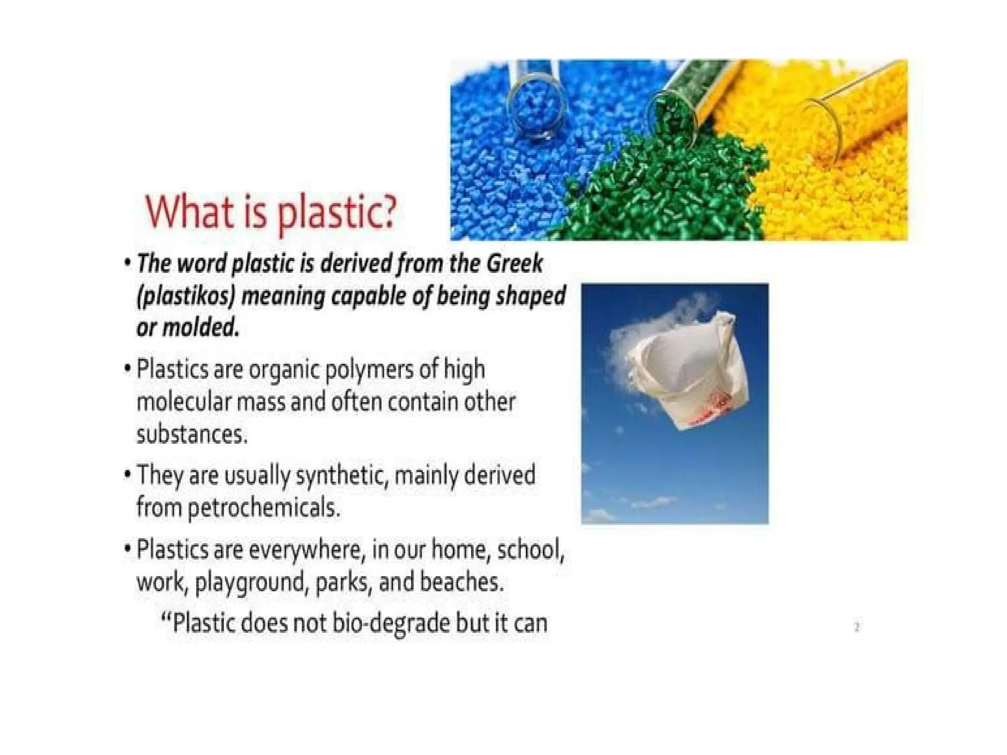 plastic pollution a curse to nature and its natural significance. | PPT