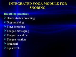Snoring in Obstructive Sleep Apnea | PPT