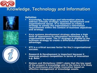Koc Holding from Turkey (179 Ranked in Forbes Magazine) | PPT