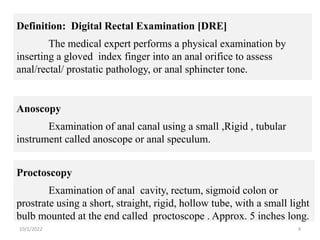 latest prostrate examination 2022 with check list.pptx | Digestive ...