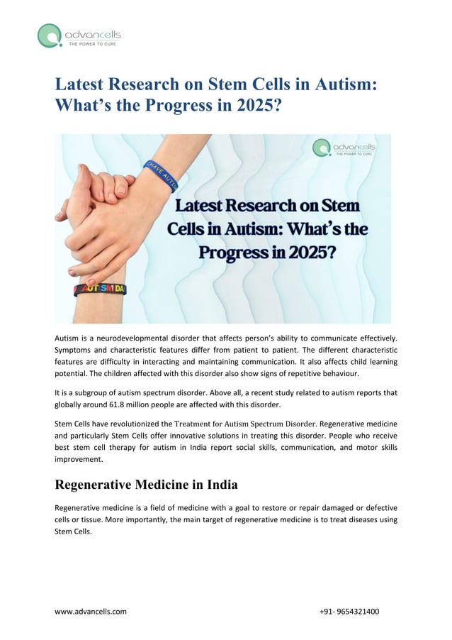 Latest Research on Stem Cells in Autism.pdf