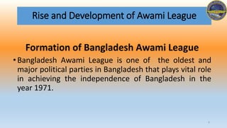 Latest rise and development of awami league | PPTX