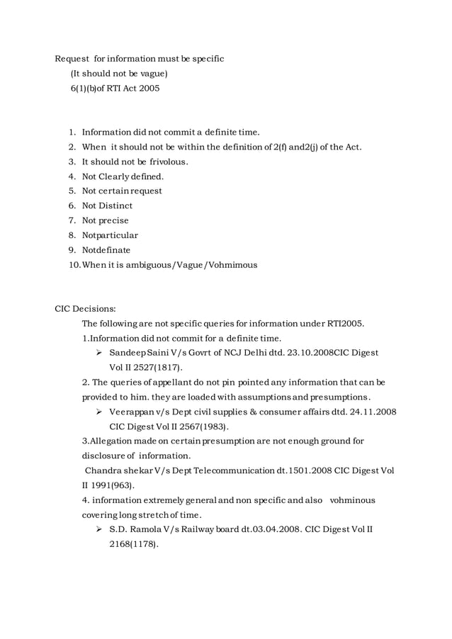 Latest rti letters | DOCX | Law