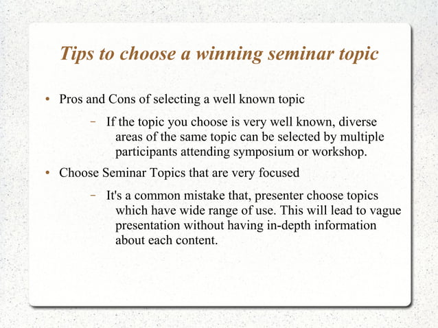 Latest Seminar Topics for Engineering,MCA,MSc Students | PDF | Civil ...