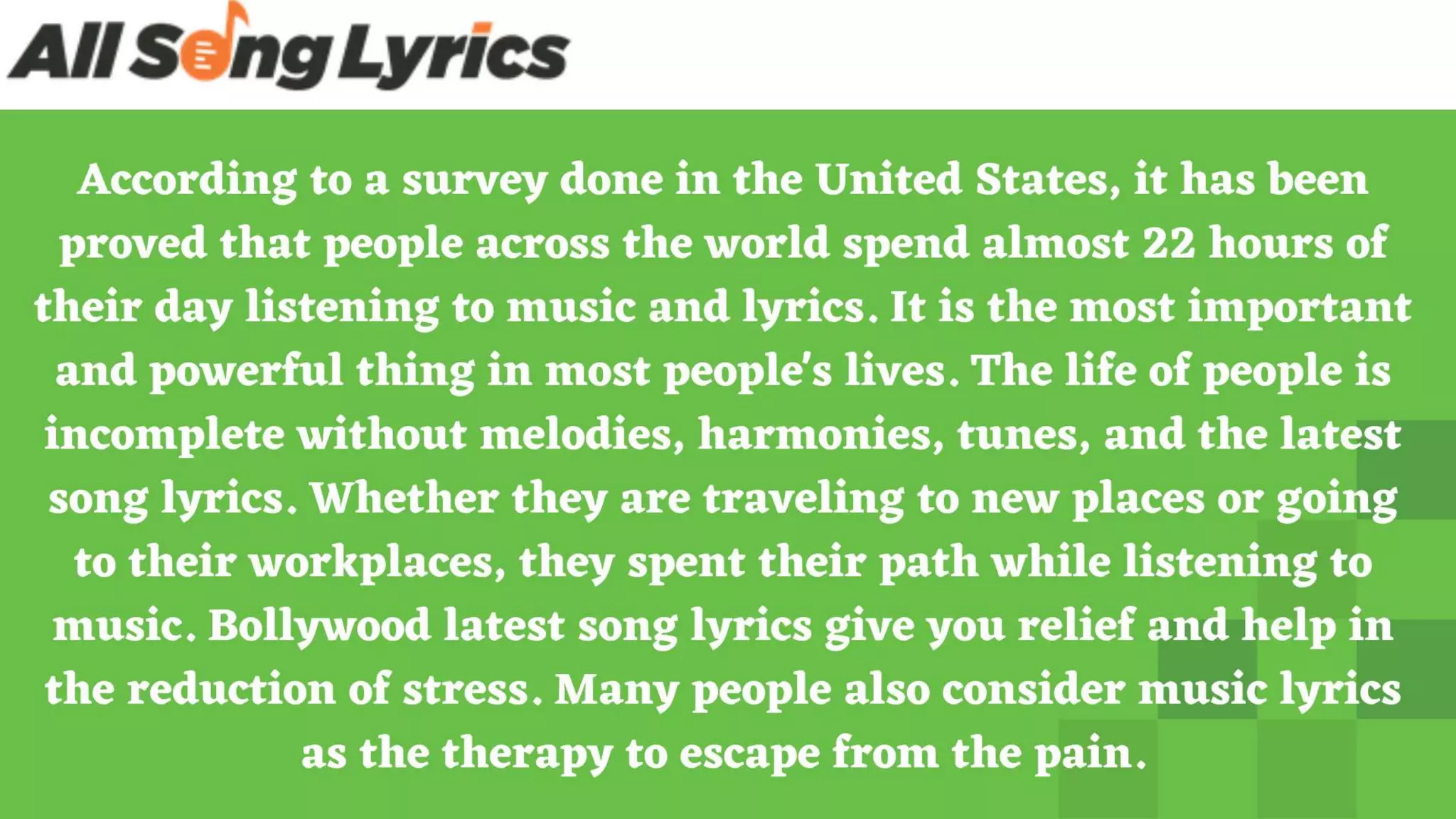 Latest song lyrics | PPTX