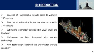 Latest technological development in submarine and underwater warefare ...